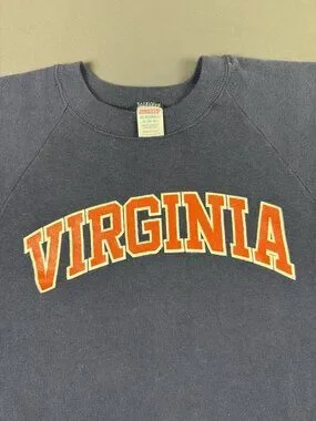 University Of Virginia | Shirts | Rare Vintage 8s Virginia Ncaa Navy ...